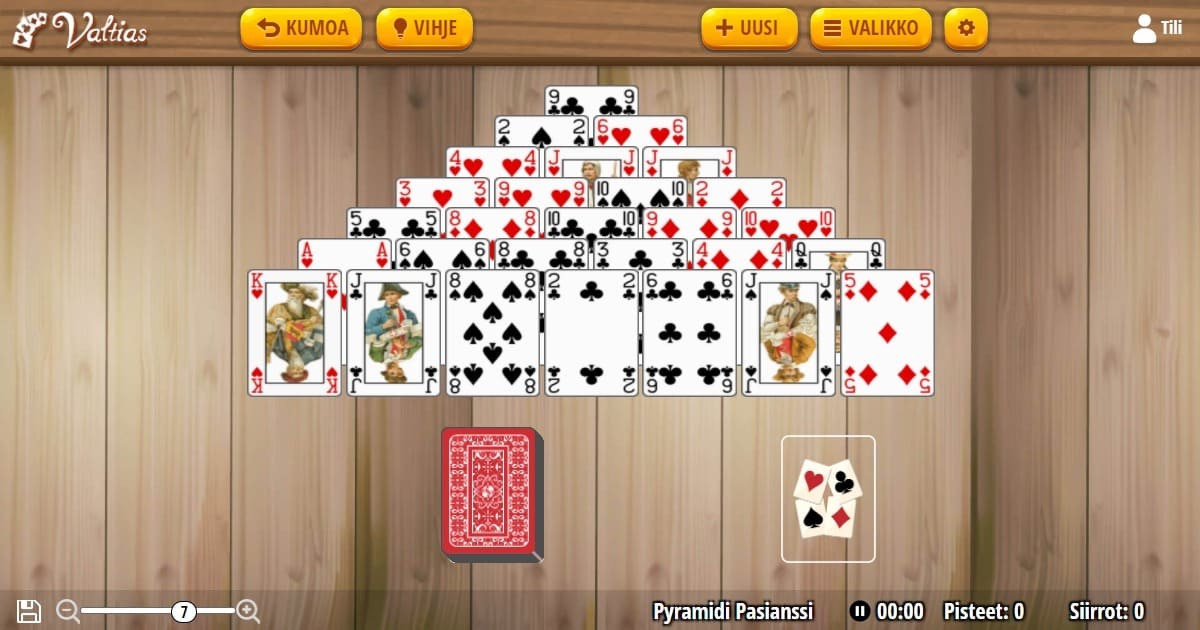 Pyramidi Pasianssi - Valtias.fi